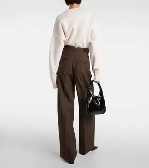 Ami Virgin Wool Straight-leg Trousers