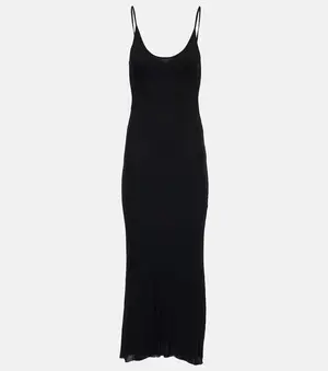 Khaite Leesal Jersey Midi Dress