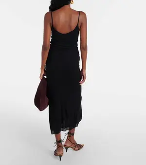 Khaite Leesal Jersey Midi Dress