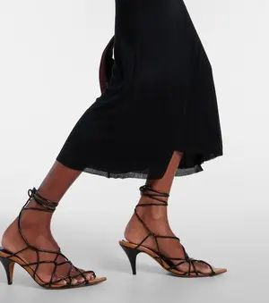 Khaite Leesal Jersey Midi Dress
