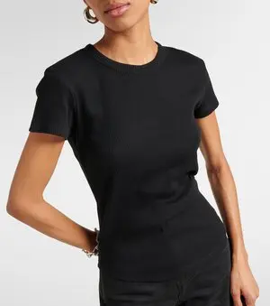 Isabel Marant Étoile Taomiga Cotton Jersey T-shirt - Black
