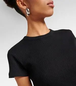 Isabel Marant Étoile Taomiga Cotton Jersey T-shirt - Black