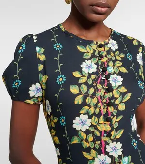 Etro Floral Midi Dress - Multicoloured