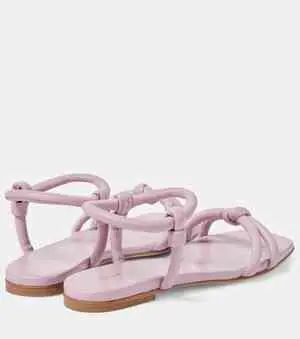GIANVITO ROSSI Juno 05 Leather Sandals - Pink