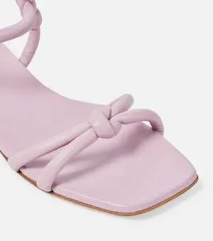GIANVITO ROSSI Juno 05 Leather Sandals - Pink