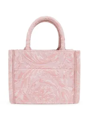 Versace Barocco Athena Extra Small Tote Bag - Pink