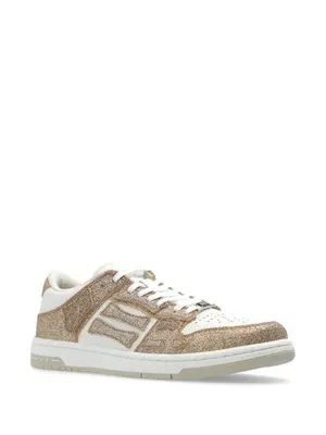 Amiri Skel Top Glitter Sneakers - White