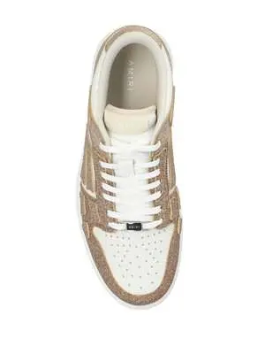 Amiri Skel Top Glitter Sneakers - White