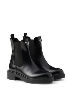 Prada 50mm Chelsea Boots - Black