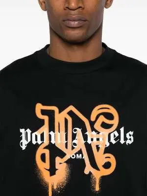 Palm Angels Logo-print Cotton T-shirt