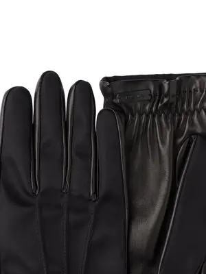 Prada Logo-plaque Panelled Gloves