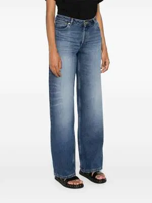 A.p.c. Elizabeth Mid-rise Straight-leg Jeans - Blue