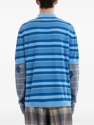 Marni Mixed Stripe Polo Shirt