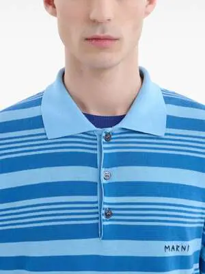 Marni Mixed Stripe Polo Shirt