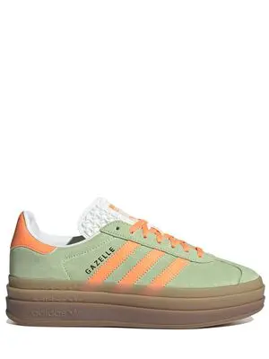 Adidas Originals By Alexander Wang Gazelle Bold Sneakers - Green,orange