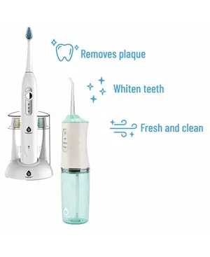 PURSONIC Rechargeable Toothbrush & Water Flosser Duo With Multi-year Supply - Open Miscellaneous
