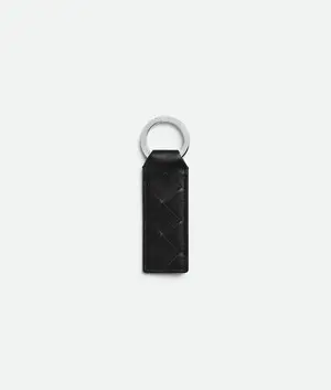 BOTTEGA  VENETA Tab Key Ring - Black