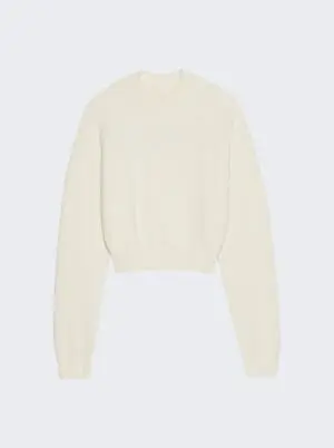 Jacquemus La Maille Logo Sweater - Light Beige