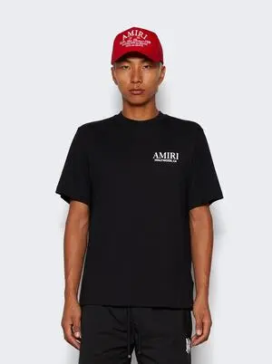 Amiri Bones Stacked Tee Blue Black