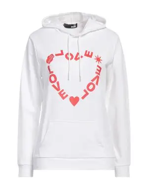 Moschino Cotton Sweatshirt With Heart Graphic