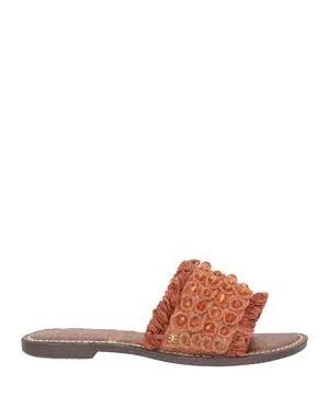 Sam Edelman Sandals With Raffia And Crystal Appliqués
