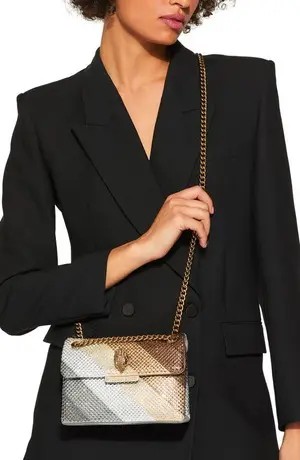 Kurt Geiger Mini Kensington Embellished Convertible Crossbody Bag