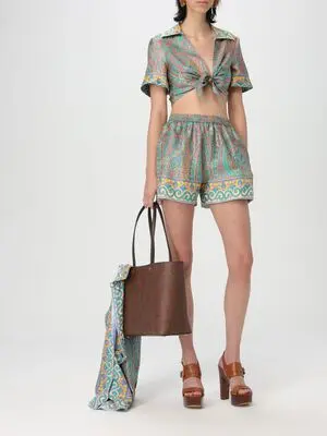 Etro Printed Tote Bag - Yellow