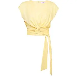 Diane Von Furstenberg Persephone Top - Yellow