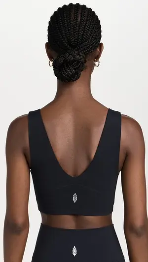 Free People Never Better Cropped Cami - Black