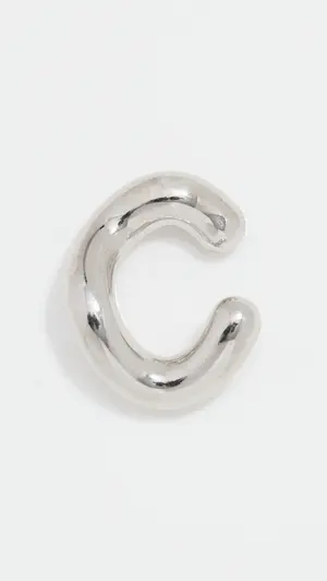 Charlotte Chesnais Wave Clip-on Earring - Argent
