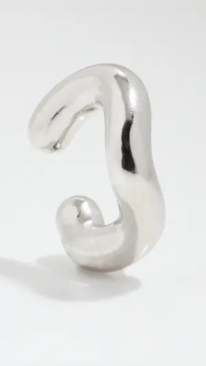 Charlotte Chesnais Wave Clip-on Earring - Argent