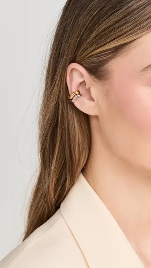 Charlotte Chesnais Wave Cuff Earring - Vermeil