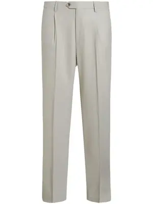 Etro Tailored Wool Trousers - Neutrals