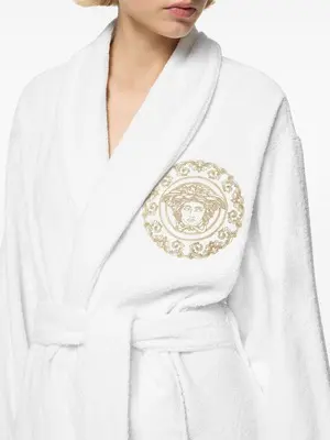 Versace Medusa Gala Cotton Bathrobe