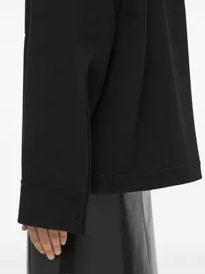 JIL SANDER Cutaway-collar Wool Shirt Jacket