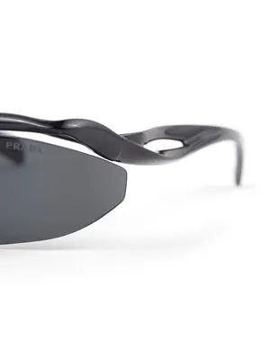 Prada Morph Wraparound-frame Sunglasses