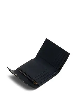 Marni Trunkaroo Trifold Leather Wallet - Black