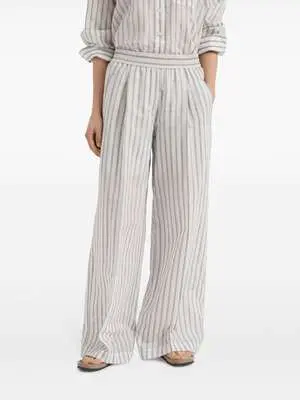 Brunello Cucinelli Pinstriped Trousers