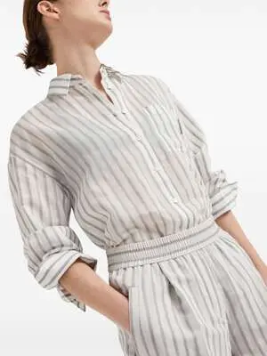 Brunello Cucinelli Pinstriped Trousers