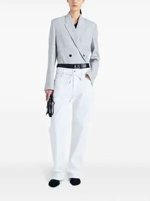 Proenza Schouler Hadley Mélange-effect Blazer - Grey