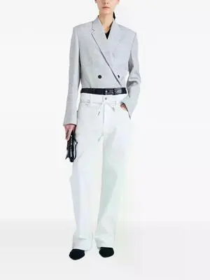 Proenza Schouler Hadley Mélange-effect Blazer - Grey