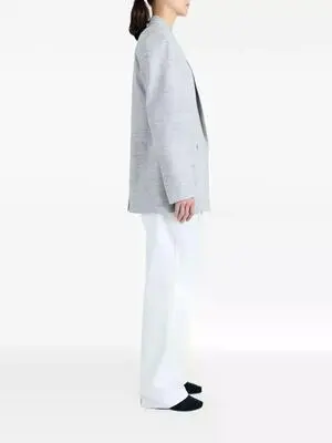 Proenza Schouler Hadley Mélange-effect Blazer - Grey
