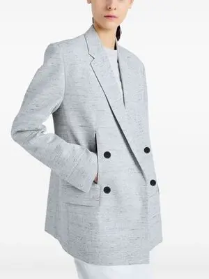 Proenza Schouler Hadley Mélange-effect Blazer - Grey