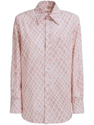 Marni Patterned Long-sleeve Shirt