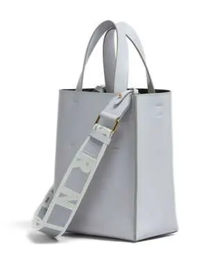 Marni Logo-strap Leather Tote Bag