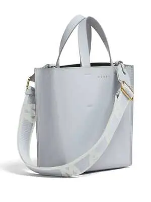Marni Logo-strap Leather Tote Bag