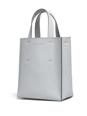 Marni Logo-strap Leather Tote Bag