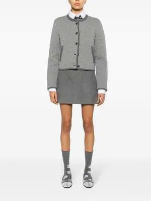 Thom Browne Herringbone 3d-knit Cardigan