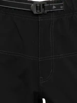 AND WANDER Contrast-stitch Belted Shorts