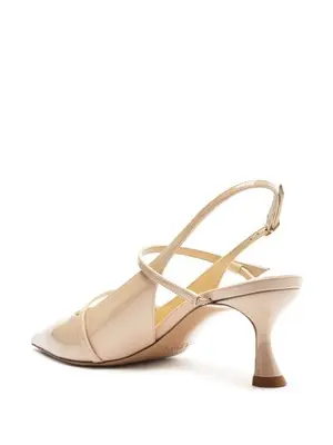 ALEXANDRE BIRMAN Tita 60mm Slingback Pumps - Neutrals